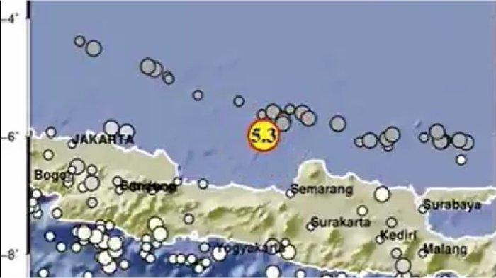 Gempa Bumi Magnitudo 5.3 SR Baru Saja Guncang Jawa Tengah, Berikut Info Lengkap dari BMKG ...
