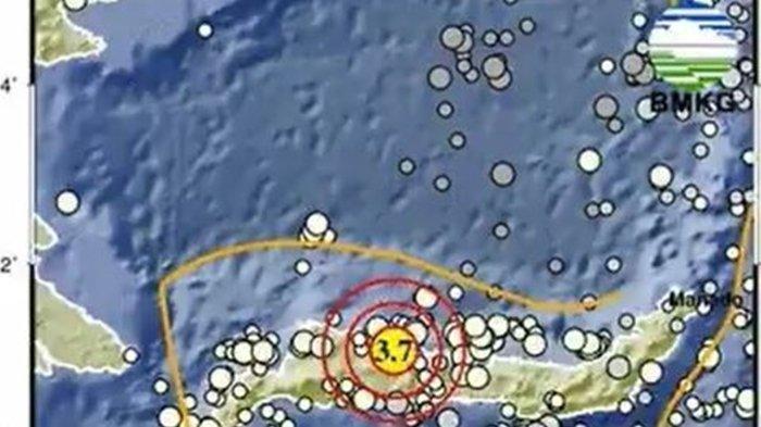 Gempa Bumi Siang Ini, Senin 5 Agustus 2024, Info BMKG Magnitudo 3.7 - Tribunmanado.co.id