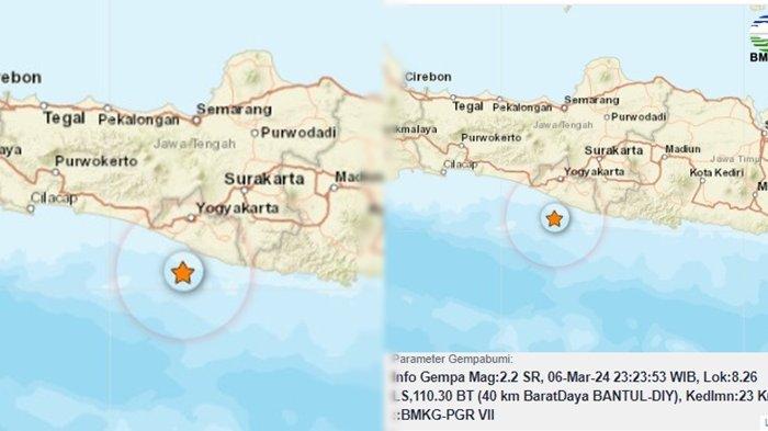 Gempa Terkini Kamis 7 Maret 2024, Baru Saja Guncang di Laut, Info BMKG Lokasi dan Magnitudonya ...