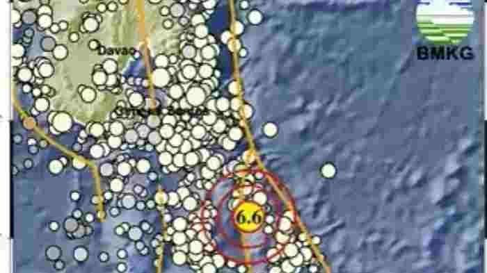 Gempa Bumi Kuat 6.6 SR Baru Terjadi di Talaud Sulut Selasa 22 April ...
