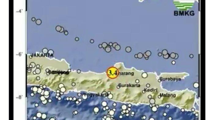 Gempa di Jawa Tengah Terjadi di Kedalaman 10 Km, Guncang Demak Malam Ini, Info BMKG Terkini ...
