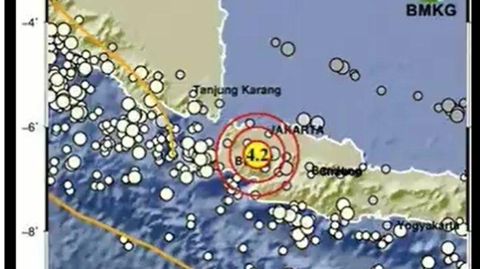 Gempa Guncang Jawa Barat Sabtu 4 Februari 2023 Pagi, Guncangan di Darat Magnitudo 4,2 Info BMKG ...