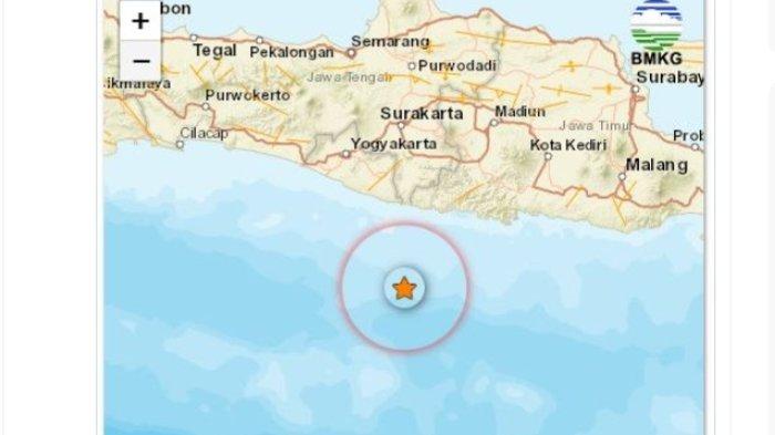 Gempa Guncang Pacitan Jatim Selasa 3 Januari 2023, Baru Saja Guncang di Laut, Info BMKG ...