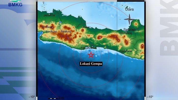 Gempa Jateng Senin 11 September 2023, Guncangan di Laut, Info BMKG Magnitudonya - Tribunmanado.co.id