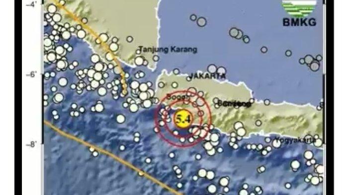 BREAKING NEWS: Gempa Jawa Barat M 5.4 SR Siang Ini Minggu 1 Oktober 2023, Info BMKG Guncang ...