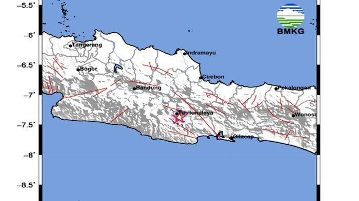 Gempa Terkini Guncang Tasikmalaya Jabar Jumat 16 Februari 2024, Info BMKG Magnitudonya ...