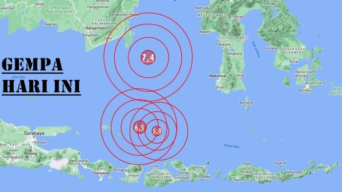 Gempa Besar 3 Kali Guncang Indonesia Hari Ini Selasa 29 Agustus 2023, Berikut Rincian ...