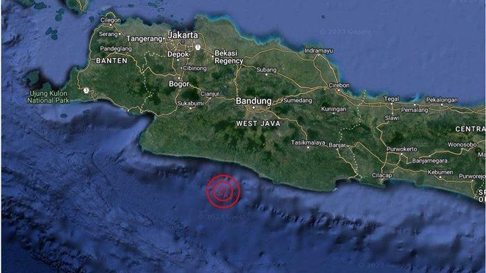Gempa Terkini Siang Ini di Jawa Barat Minggu 23 April 2023, Pusat Guncangan di Laut, Info BMKG ...