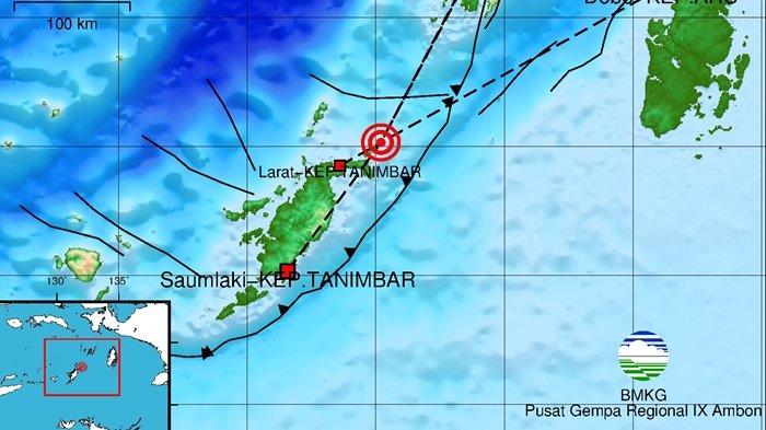 Gempa Terkini Pagi Ini Senin 1 Mei 2023, Pusat Guncangannya di Laut, Berikut Info BMKG ...