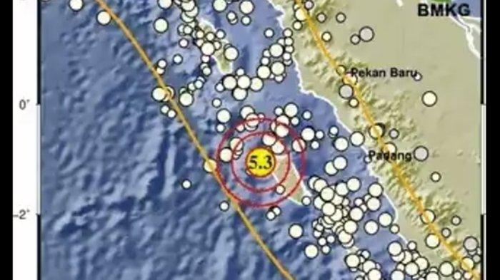 Gempa Terkini Pagi Ini Rabu 31 Mei 2023, Baru Saja Guncang Sumbar, Info BMKG Magnitudo 5,3 ...