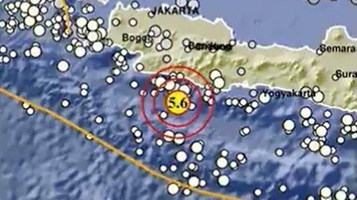 Gempa Bumi Magnitudo 5,6 SR, Info BMKG Kamis 19 Oktober 2023, Ini Lokasinya - Tribunmanado.co.id