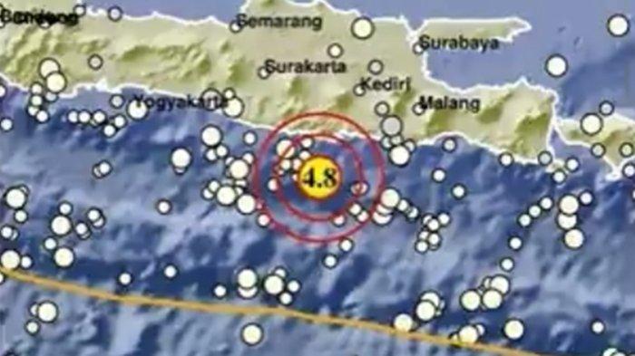 Gempa Magnitudo 4,8 SR Guncang Jawa Timur, Info BMKG Kamis 24 Agustus 2023 - Tribunmanado.co.id