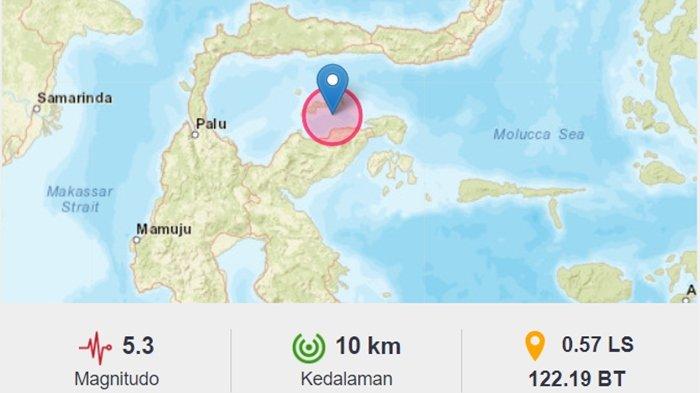 Gempa Bumi Pagi Ini Magnitudo 5,3 Kamis 6 April 2023, Pusat Guncangan di Laut, Berikut Info BMKG ...