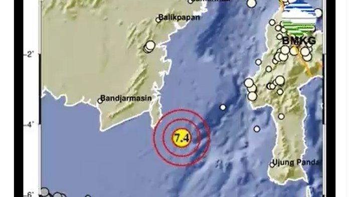 Gempa Magnitudo 7,4 Guncang Indonesia Selasa 29 Agustus 2023, Info BMKG Guncangan Kuat di Laut ...