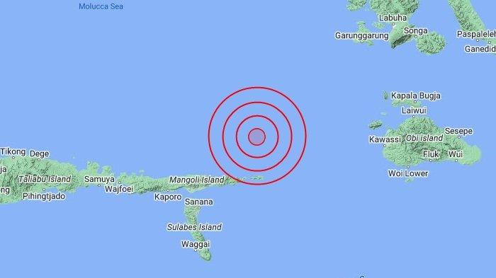 Gempa Terkini Malam Ini Baru Saja Guncang di Laut, Info BMKG Magnitudo 4,2 Kedalaman 10 Km ...