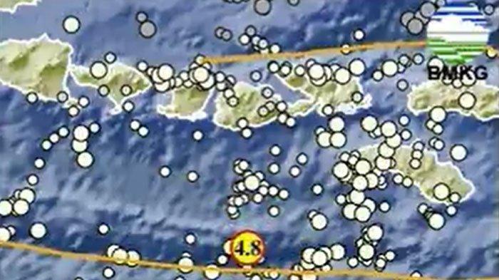 Gempa Terkini Malam Ini Sabtu 8 Juli 2023, Baru Saja Guncang di Laut,Info BMKG Magnitudo 4,8 SR ...