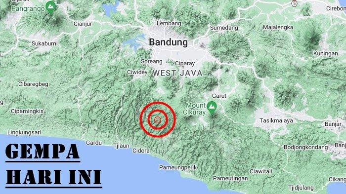 Gempa Hari Ini di Bandung Jawa Barat, Info BMKG Pusat di Darat, Jumat 8 September 2023 ...