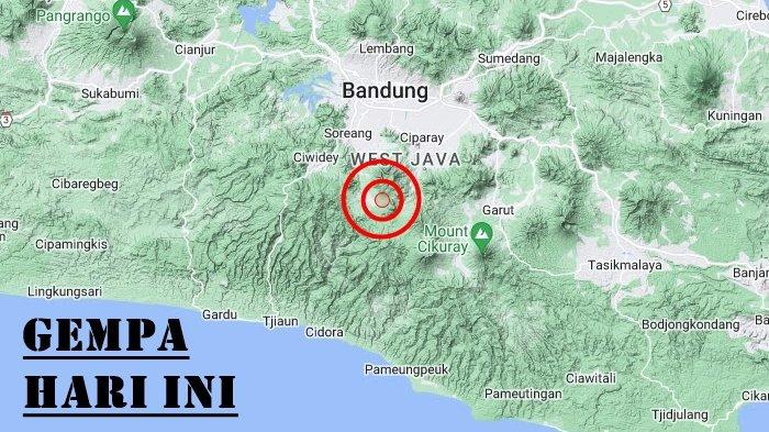 Gempa Bumi Hari Ini di Bandung Jawa Barat, Info BMKG Pusat di Darat, Rabu 9 September 2023 ...