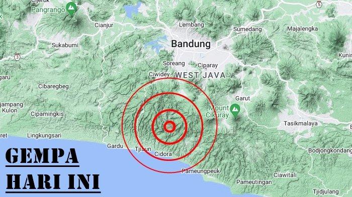 Gempa Hari Ini Guncang Bandung Jawa Barat, Info BMKG Selasa 4 September 2023 - Tribunmanado.co.id