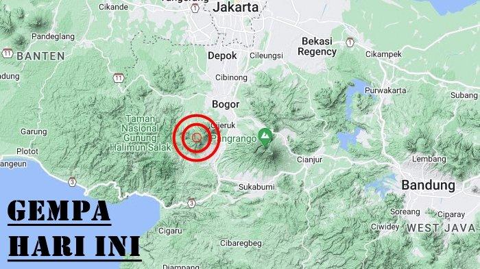 Gempa Hari Ini di Jawa Barat, Info BMKG Titik Guncangan di Darat, Kamis 7 September 2023 ...