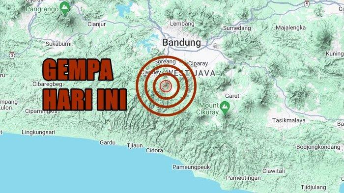 Baru Saja! Gempa Guncang Bandung Jawa Barat Rabu 1 Mei 2024, Info BMKG Magnitudo 4,2 Pusat di ...