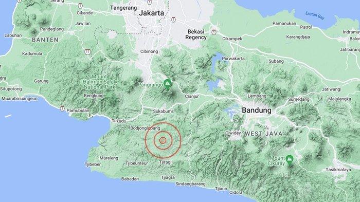 Gempa Bumi Siang Ini Guncang Sukabumi Rabu 22 Februari 2023, Pusat Guncangan di Darat, Info BMKG ...