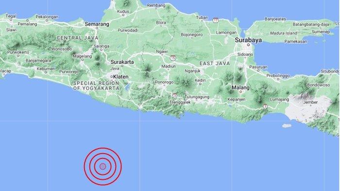 Gempa Bumi Terkini Malam Ini, Baru Saja Guncangan di Laut, Berikut Info BMKG Magnitudonya ...