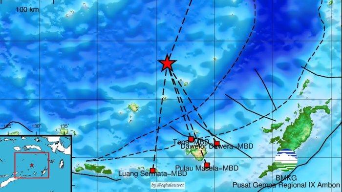 Gempa di Maluku Jumat 20 Juni 2025, Info BMKG Titik Lokasi Berpusat di Laut - Tribunmanado.co.id