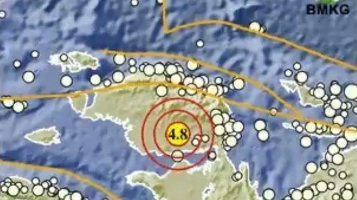 Gempa di Papua Barat Siang Ini Rabu 23 April 2025, Info BMKG Terjadi di Darat - Tribunmanado.co.id
