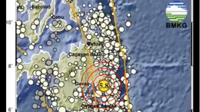Gempa Bumi Hari Ini Rabu 9 Agustus 2023, Info BMKG Magnitudo 5,8 Berpusat di Laut - Tribunmanado ...