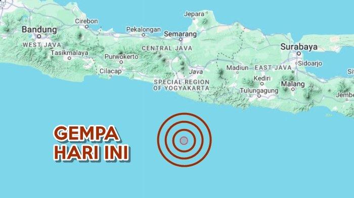 Gempa Terkini Malam Ini, Info BMKG Baru Terjadi di Laut Yogyakarta - Tribunmanado.co.id