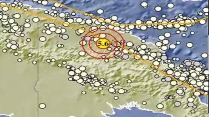 Gempa Magnitudo 5.6 SR Rabu 5 April 2023, Pusat Guncangan di Darat, Berikut Info BMKG Lokasinya ...