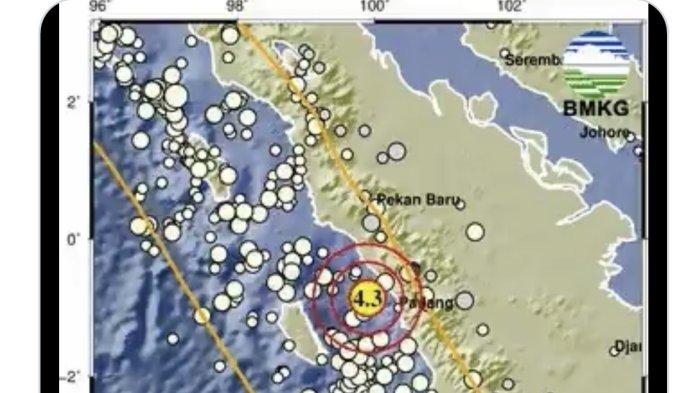 Gempa Magnitudo 4.3 SR Jumat 26 Mei 2023, Baru Saja Guncang di Laut, Info BMKG Magnitudnya ...