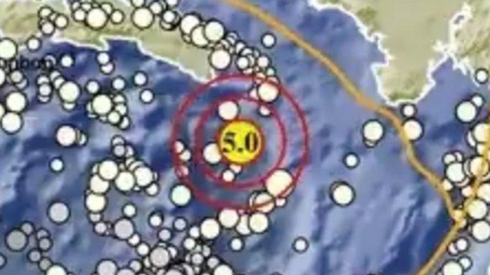 Gempa Magnitudo 5,0 SR Selasa 5 September 2023, Baru Saja Guncang di Laut, Cek Potensi Tsunami ...