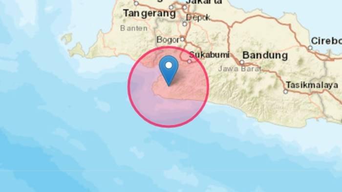 Gempa Hari Ini di Sukabumi Jawa Barat Minggu 1 Oktober 2023, BMKG: Magnitudo 5,4 di Darat ...