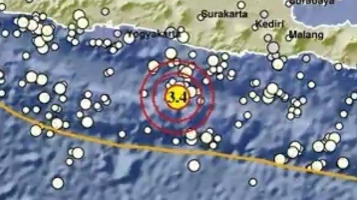 Gempa Terkini di Yogyakarta Sabtu 2 Maret 2024, Info BMKG Magnitudonya - Tribunmanado.co.id