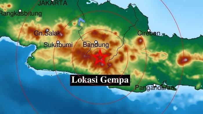 Gempa Terkini Siang Ini Senin 8 April 2024, Baru Saja Guncang Jawa Barat, Info BMKG Magnitudonya ...