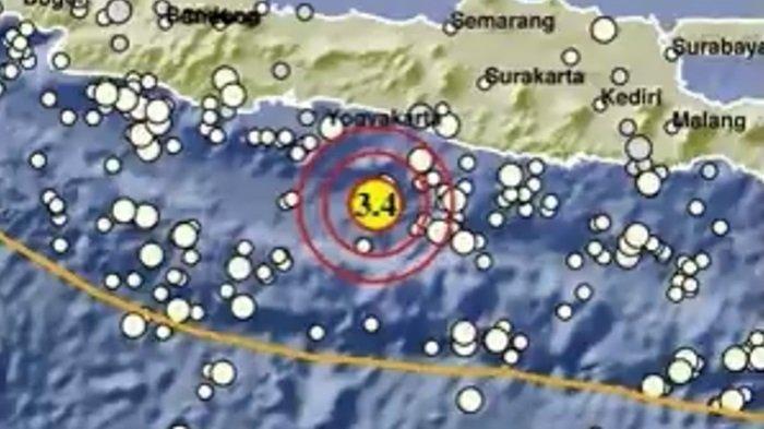 Gempa Terkini Guncang Yogyakarta Senin 8 Mei 2023, Baru Guncang di Laut, Info BMKG ...