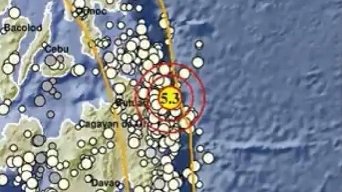Gempa Terkini Rabu 6 Desember 2023, Info BMKG Magnitudo 5,3 SR Guncang di Laut - Tribunmanado.co.id