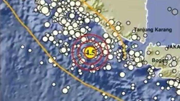 Gempa Bumi Magnitudo 4,6 SR Kamis 16 Februari 2023, Guncang di Laut, Berikut Info BMKG ...