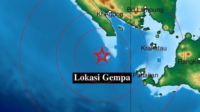 Gempa Guncang Lampung Siang Ini Senin 8 Mei 2023, Baru Saja Guncang di Laut, Berikut Info BMKG ...