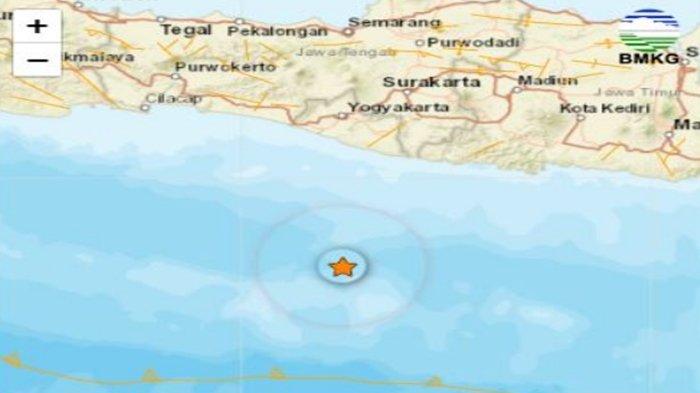 Gempa Bumi Guncang Yogyakarta Senin 3 April 2023, Baru Saja Guncang di Laut, Info BMKG ...