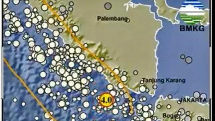 Gempa Terjadi Sore Ini, Lampung Diguncang 4.0 SR, Info Terkini BMKG Kamis 28 September 2023 ...