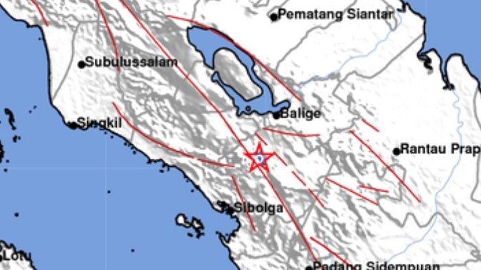 Gempa Guncang Wilayah Sumatera Utara Malam Ini di Darat, Berikut Info ...