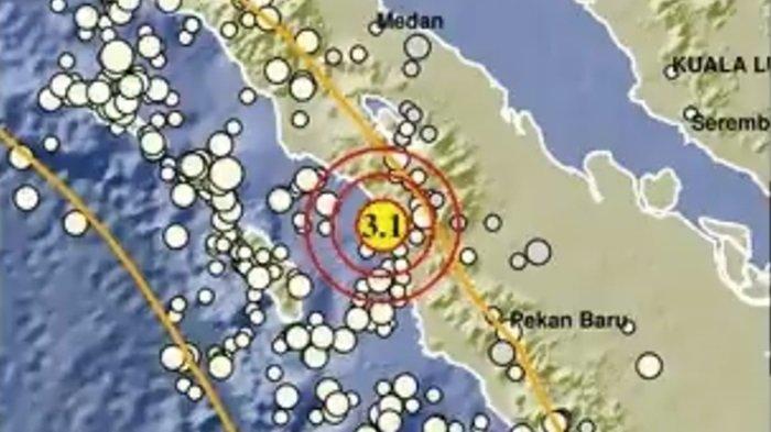 Gempa Guncang Sumut Pagi Ini Selasa 31 Januari 2023, Pusat Guncangan di Darat, Info Terkini BMKG ...