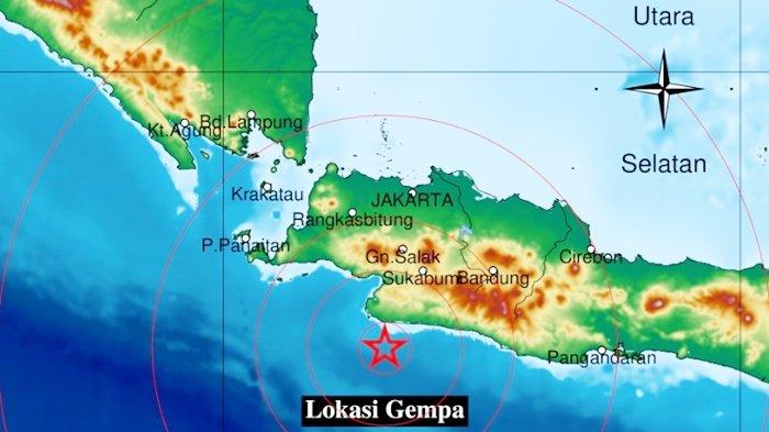Gempa Guncang Jawa Barat Kamis 9 Juni 2022, Baru Saja Guncangan di Laut, Berikut Info BMKG ...