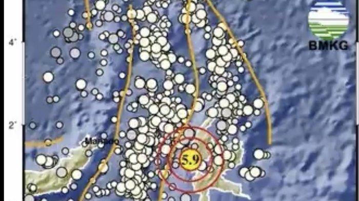 BMKG Sebut Gempa 5,9 Magnitudo di Halmahera yang Terasa hingga Manado Tak Berpotensi Tsunami ...