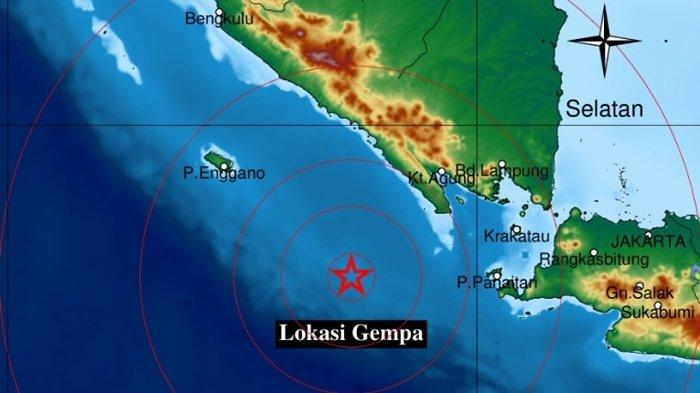 Gempa Guncang Lampung Sabtu 30 April 2022 Sore, Baru Saja Guncangan di Laut, Berikut Info BMKG ...