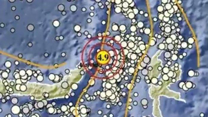 Gempa Terkini Guncang Sulawesi Utara Senin 7 Agustus 2023, Info BMKG Magnitudo 4,9 di Laut ...