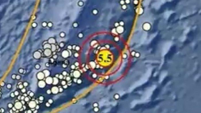 Gempa Magnitudo 5,5 SR Pagi Ini Kamis 2 Maret 2023, Baru Saja Guncang di Laut, Info BMKG ...
